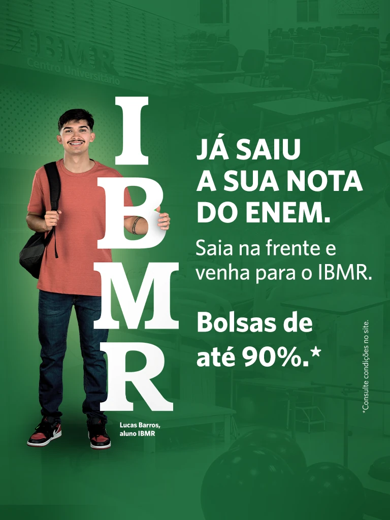 Banner Nota do Enem IBMR